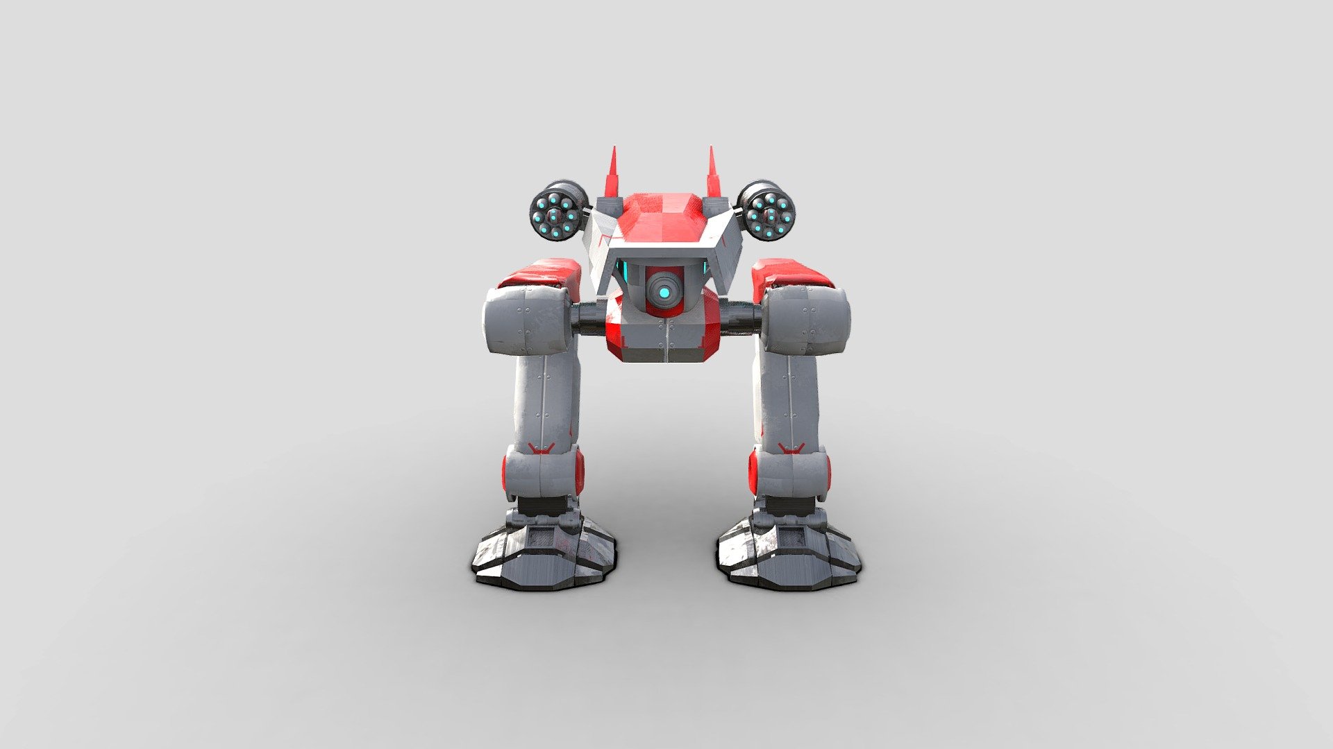 bipedal robot - 3D model by finn2006 [a3c7097] - Sketchfab