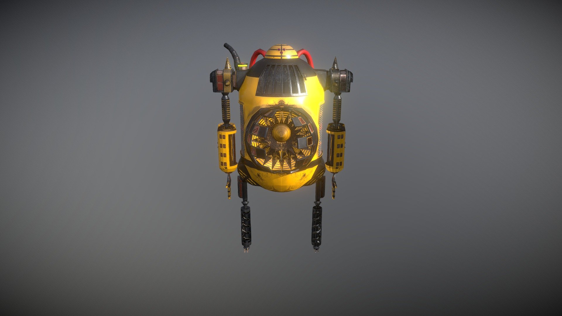 Droid - 3D model by Mahdi (@lezerd) [a3c7eb0] - Sketchfab