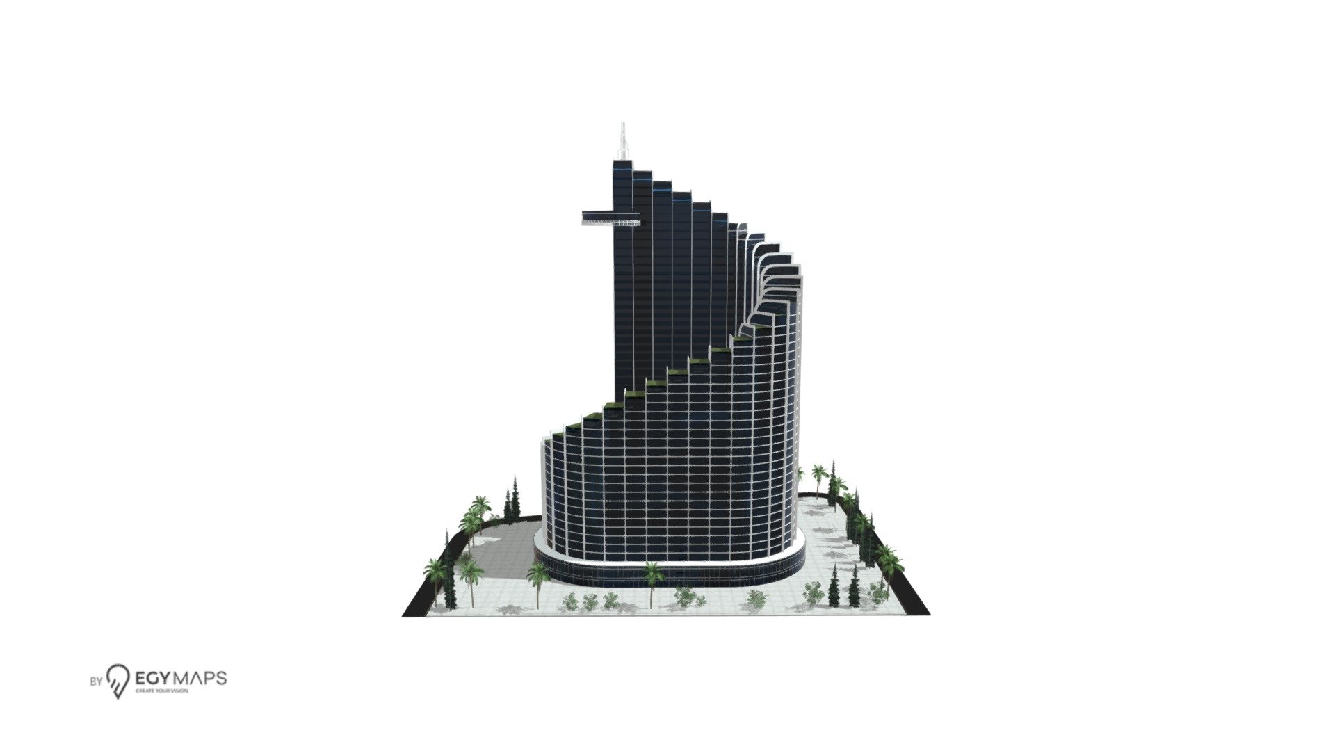 East Tower - 3D model by Egy-maps [a3cd840] - Sketchfab