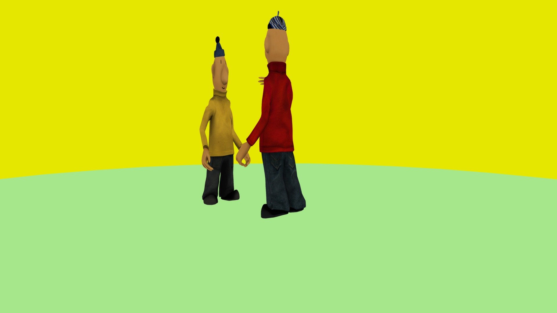 Pat And Mat (Preview) - 3D model by Sba Stuff (@sbastuff) [a3cf33f ...
