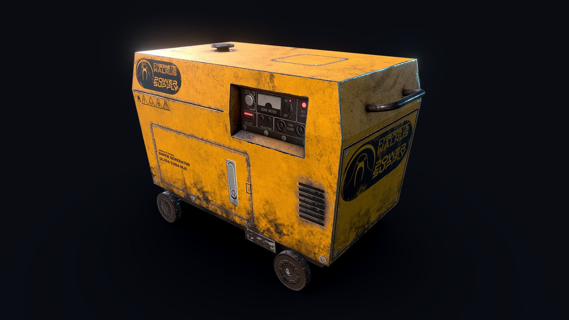 Near Future Diesel Generator - 3D model by Stormtroeper [a3cf43f ...