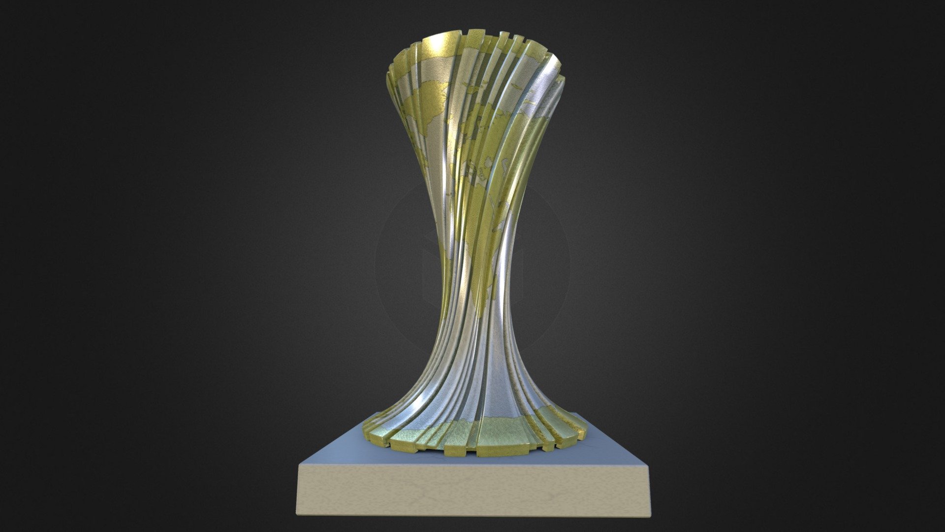 Classic Twisting Cup #soccerfast - 3D model by Carlo Bergonzini (@carlo ...