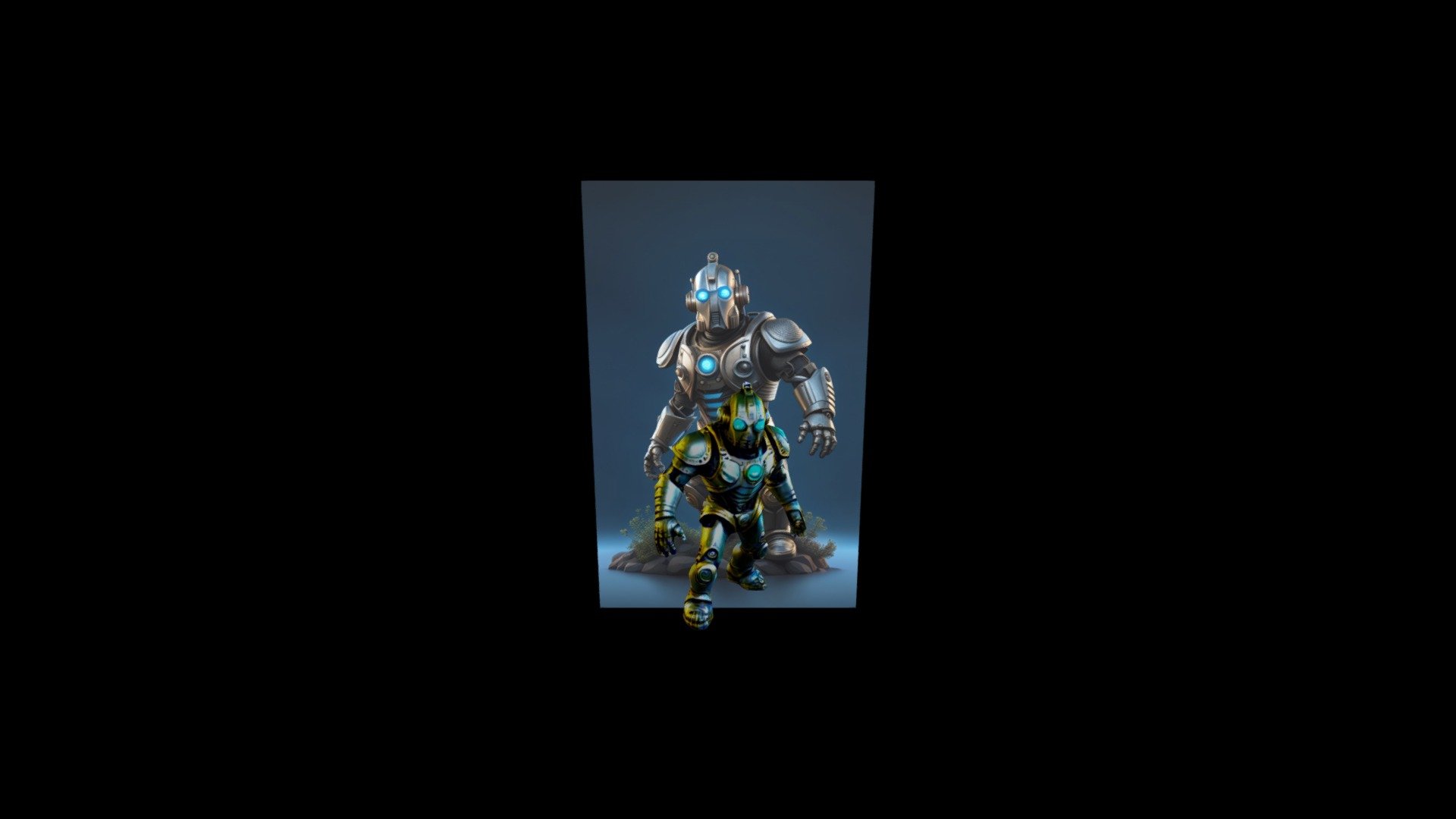 The image is of a toy robot holding a light sab - Download Free 3D ...