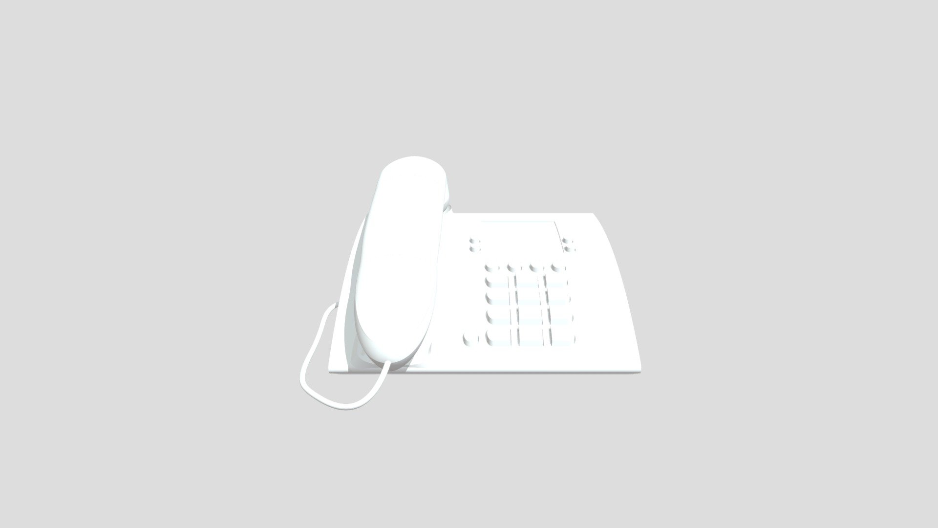 Teléfono de línea - 3D model by milimac195 [a3d2817] - Sketchfab