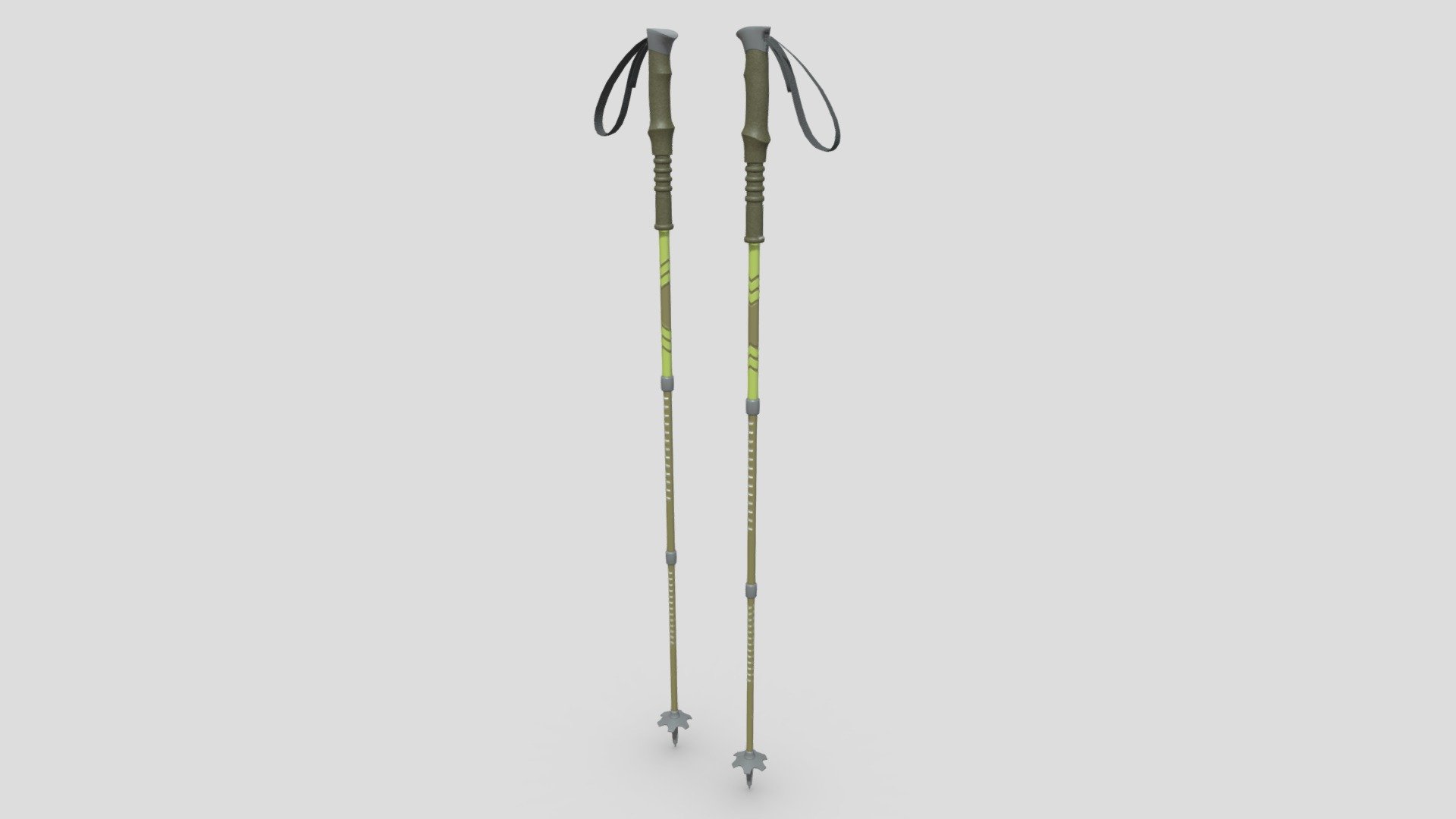 Hiking Poles - Buy Royalty Free 3D model by ChakkitPP [a3d3cfd ...