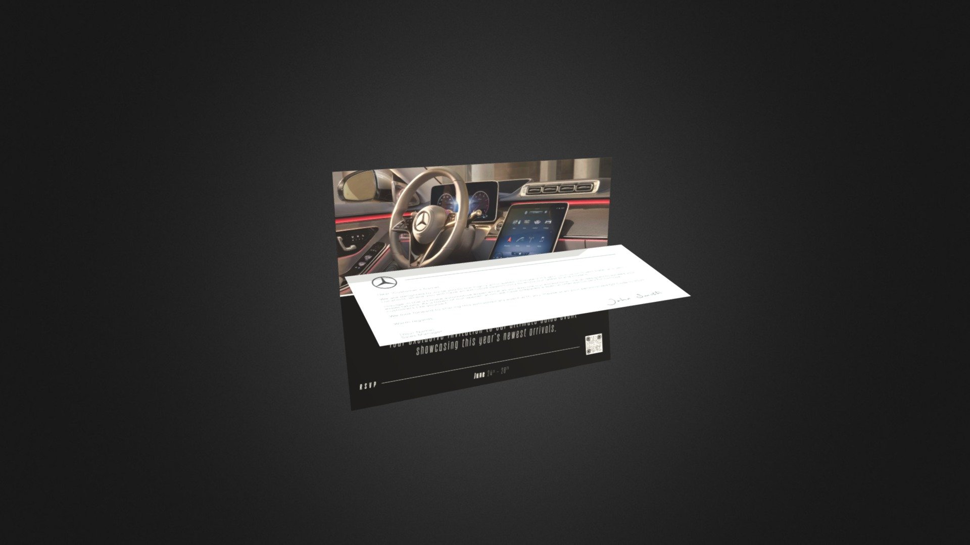 Ultimate Event - Invitation - Open Insert - 3D model by Alex Kuo ...