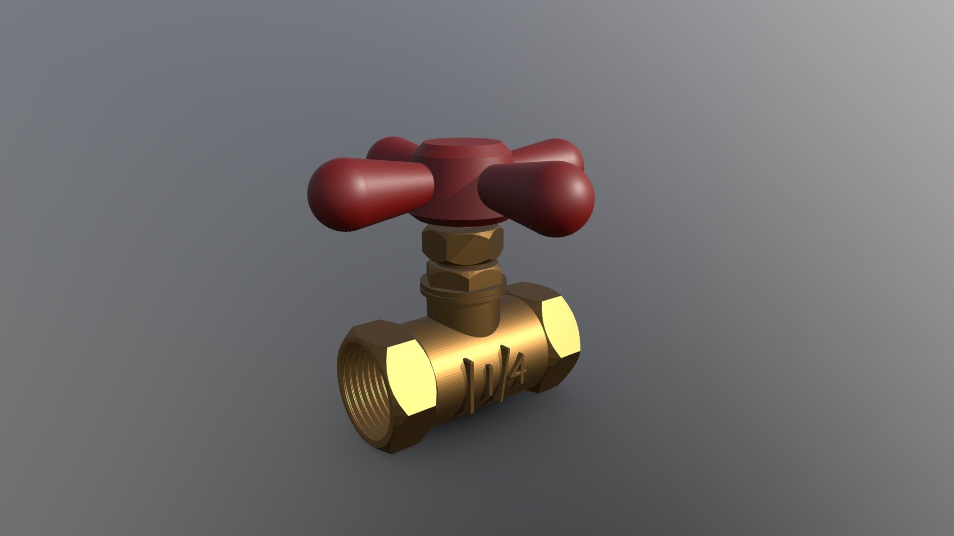 Plumbing Valve 3D - Second Practice Model - Download Free 3D model by ...