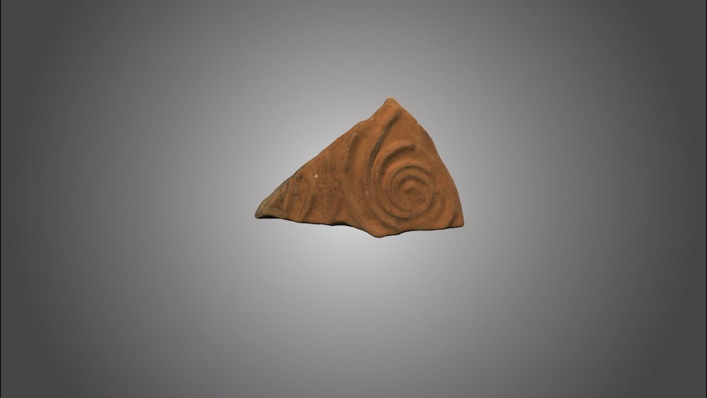 deel van een antefix uit Tongeren - 3D model by Erfgo3D [a3d86b0 ...