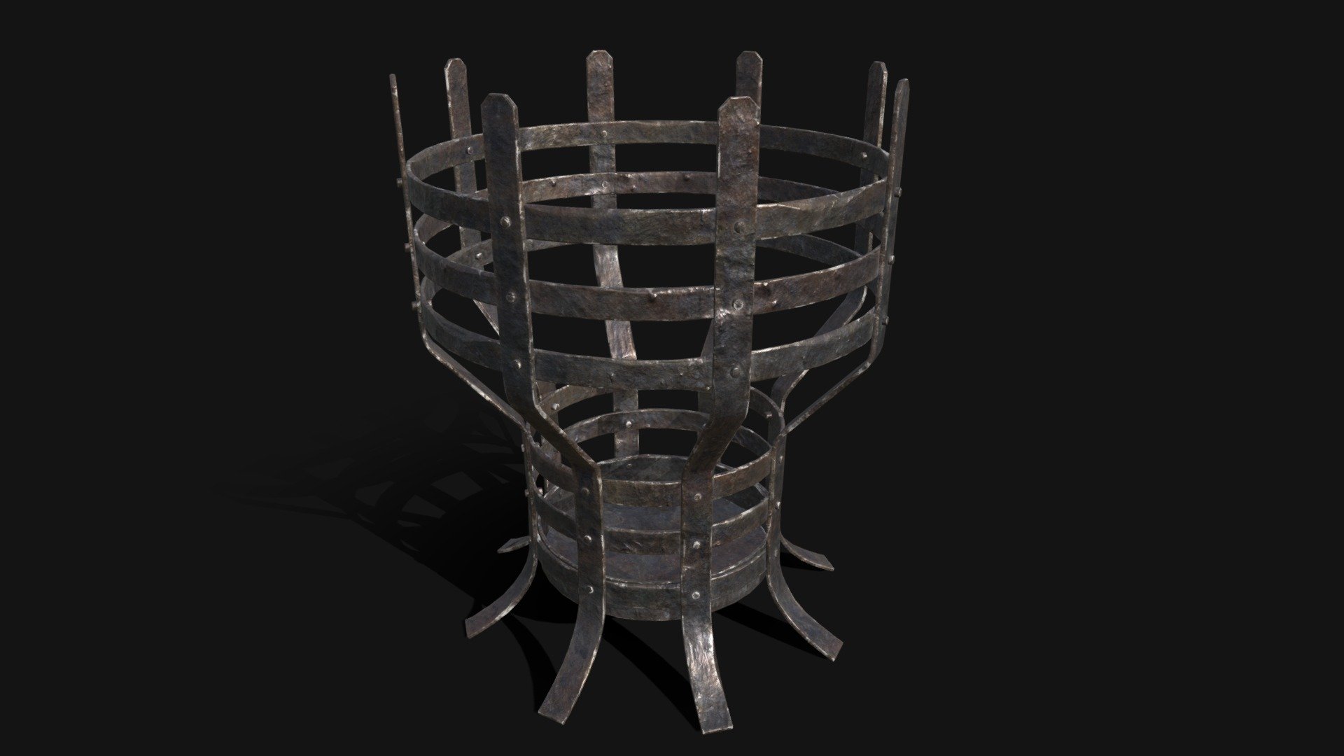 Gothic Dungeon Brazier - Buy Royalty Free 3D model by Clockwork ...
