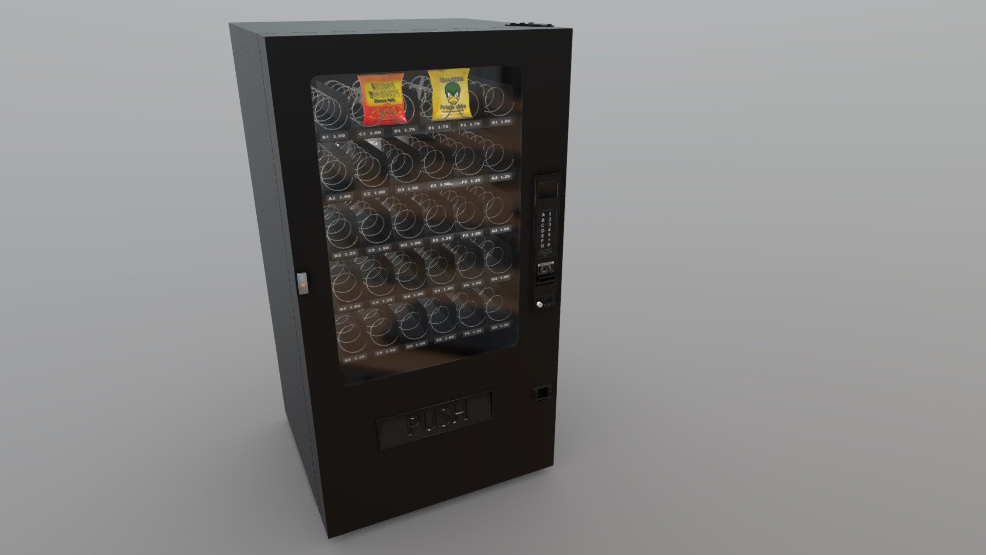 SM Vending Machine Food 01 - 3D model by joemauke [a3d8bbe] - Sketchfab