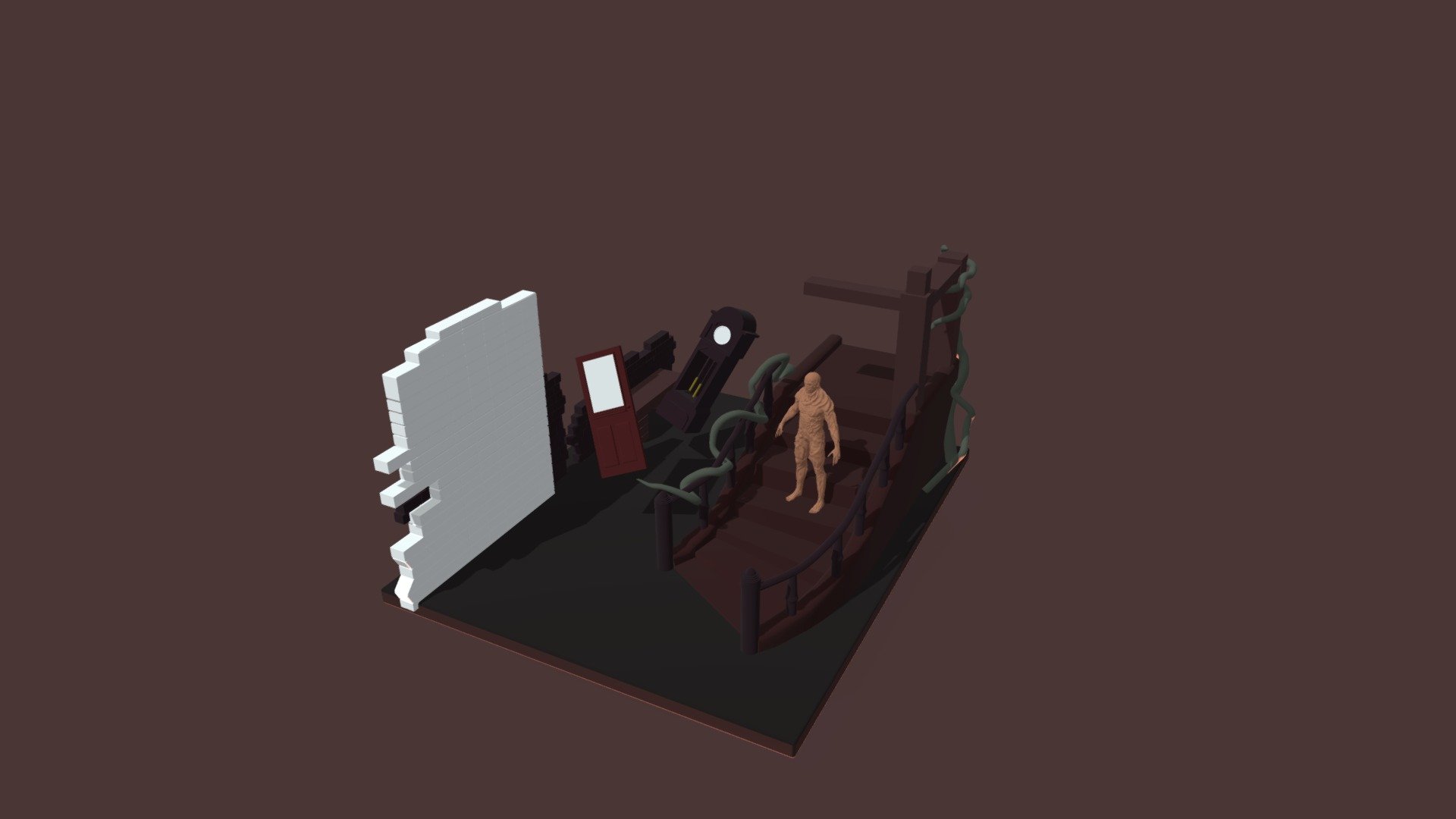 stranger things - 3D model by handmade564 [a3d9163] - Sketchfab