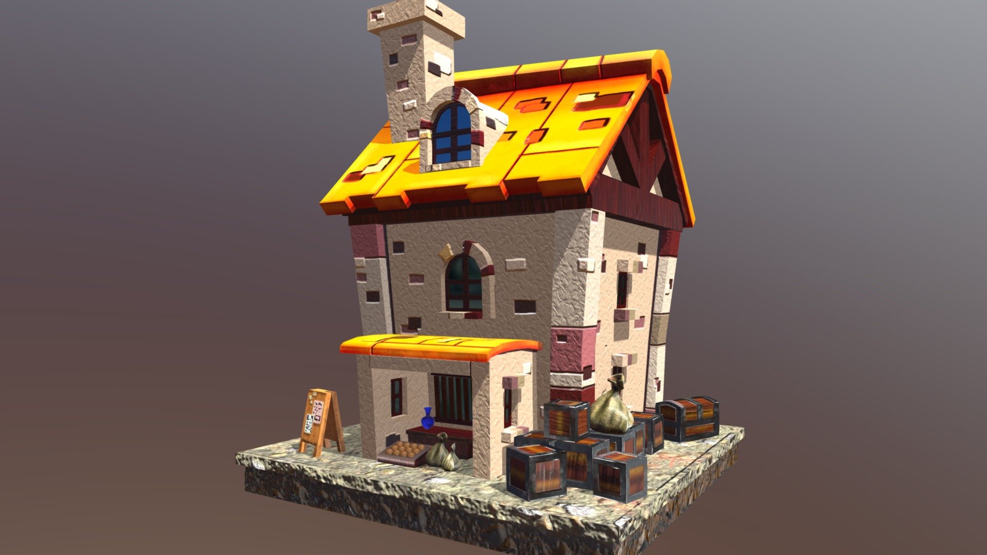 Little house - Download Free 3D model by luno_animo [a3dbe63] - Sketchfab