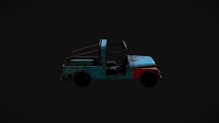 Rusty-car 3D models - Sketchfab