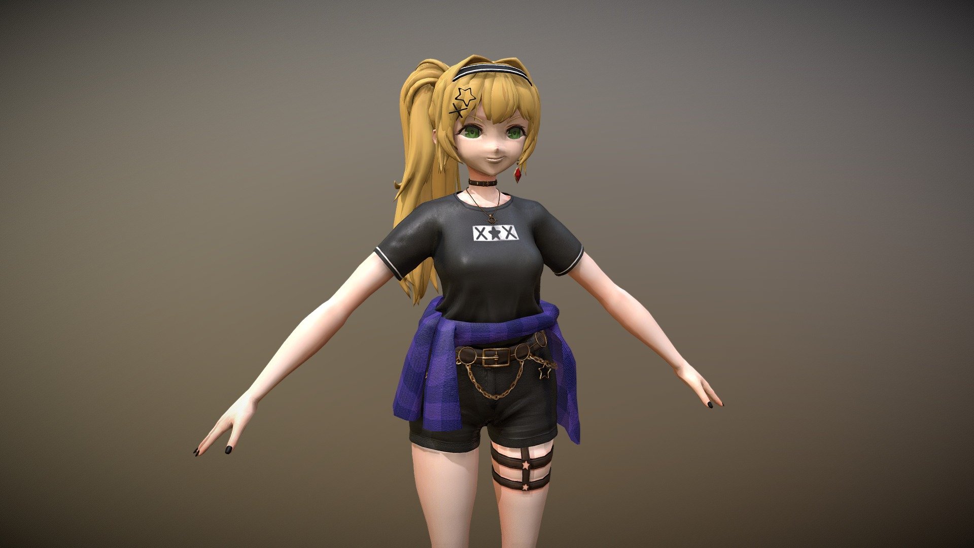 Dokibird (Alt outfit) - 3D model by dznnah [a3de3ad] - Sketchfab