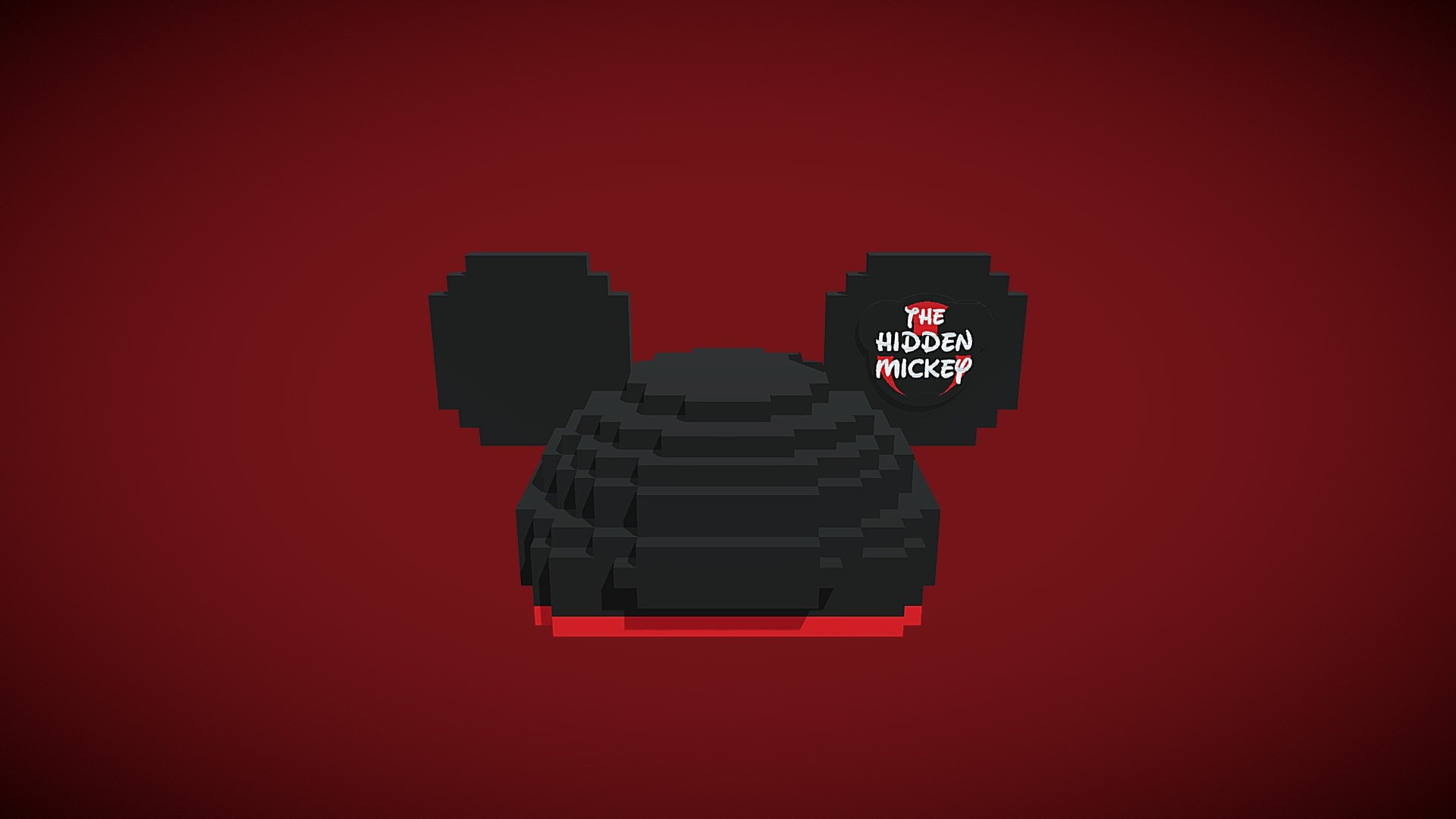 Disney Mickey Ears The Hidden Mickey Minecraft - 3D model by Electro3d ...