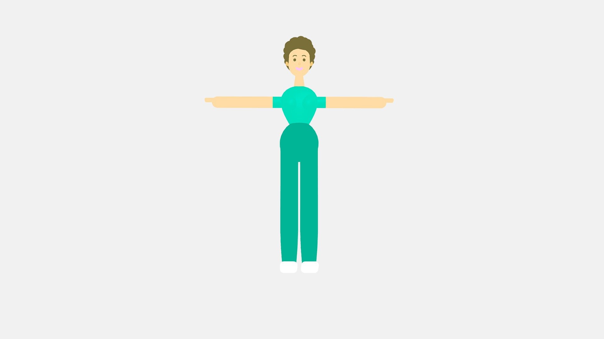 Brandi Kinard Avatar T Pose Toon Shader - Download Free 3D model by ...