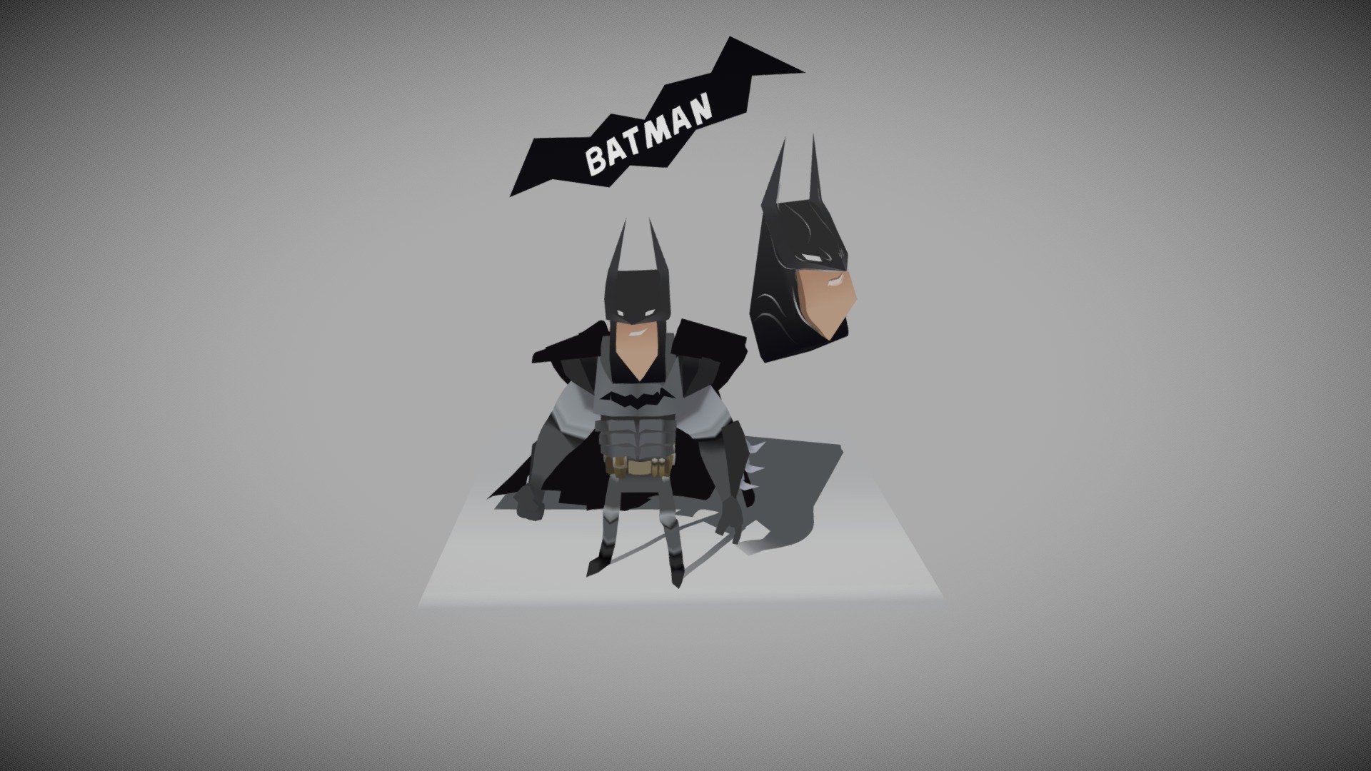 BATMAN - 3D model by KhaiDang [a3e074e] - Sketchfab