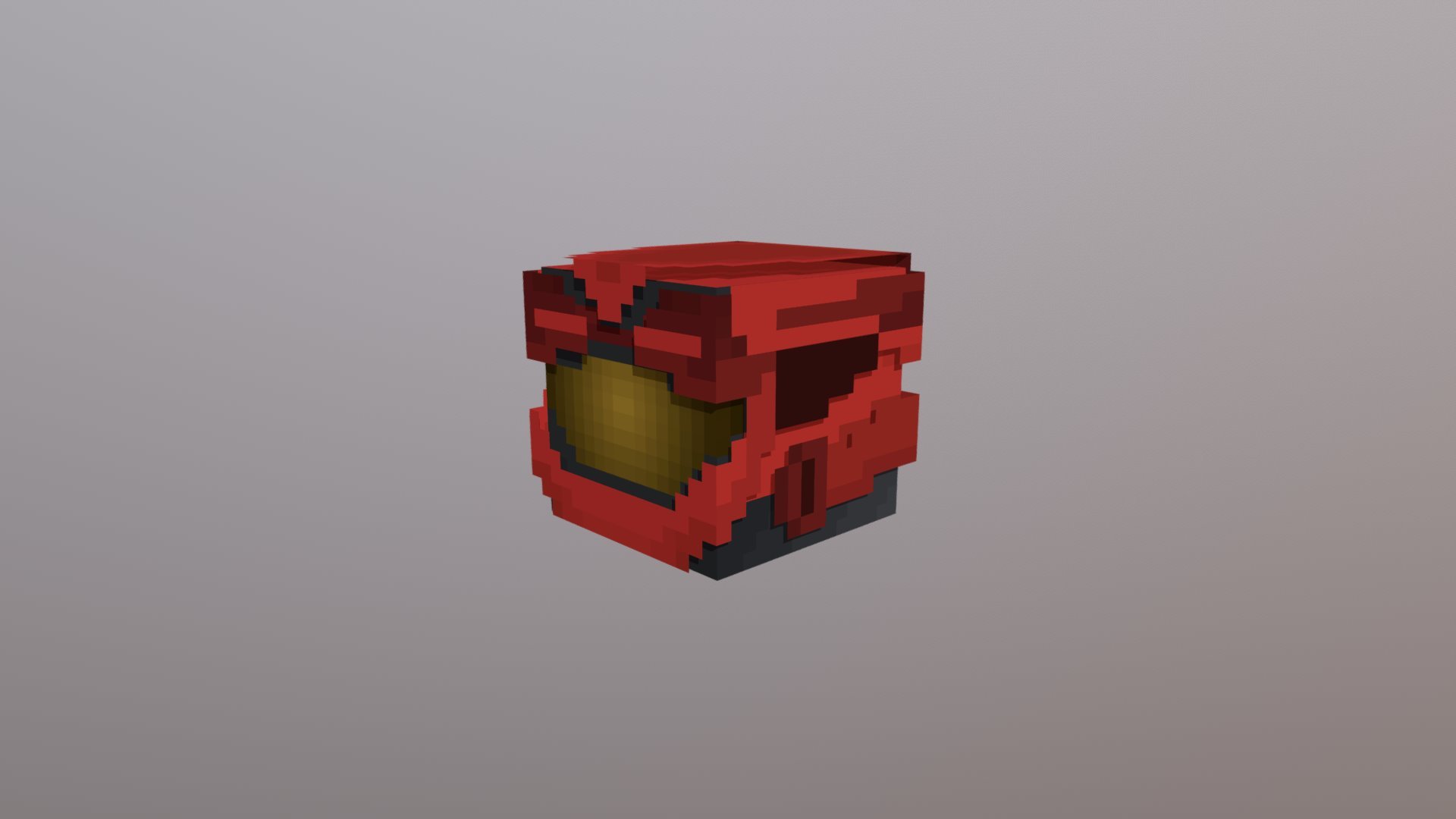 [Minecraft Halo] Red Mark VI Helmet - 3D model by Mc-Halo [a3e0b13 ...