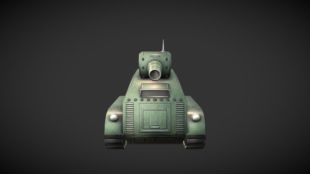 Cartoon Battle Tank - 3D model by 3D Galaxy Games Developers (@3DGGD ...