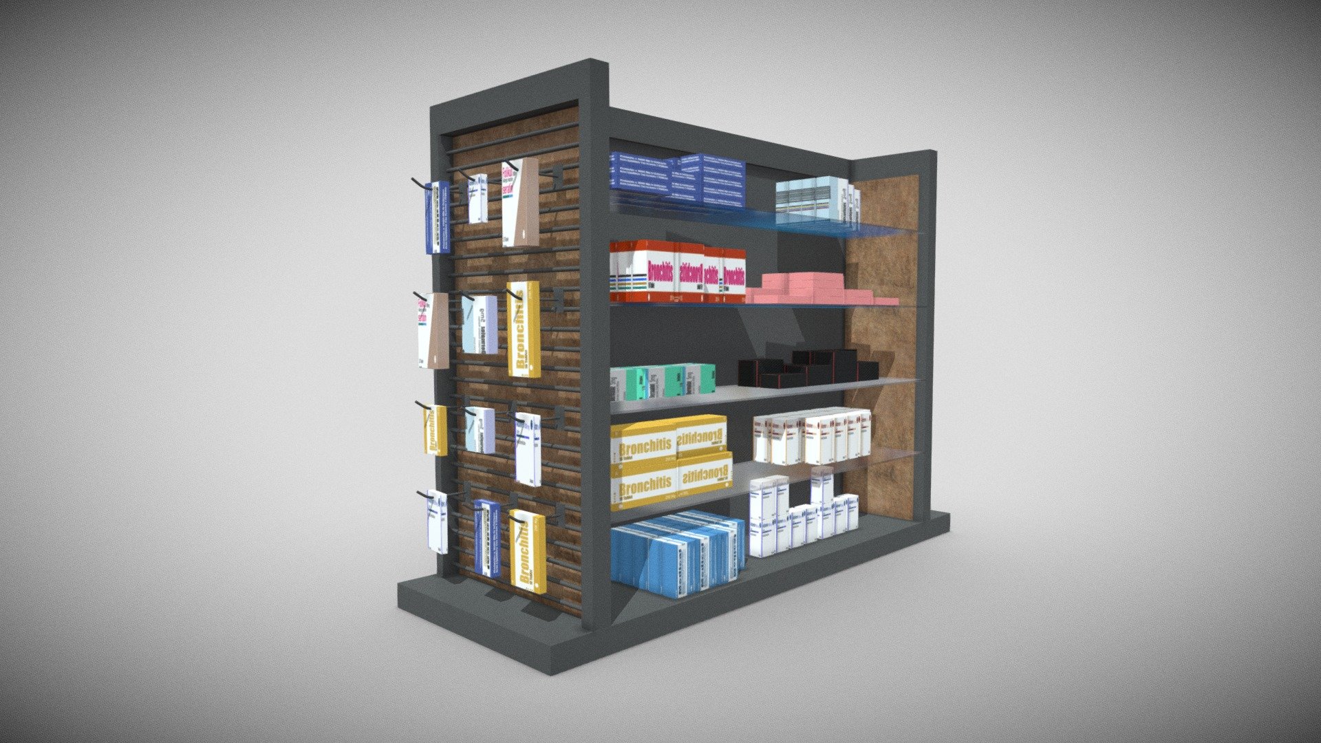 The medicine stand 3D model - 3D model by nvere [a3e31e1] - Sketchfab