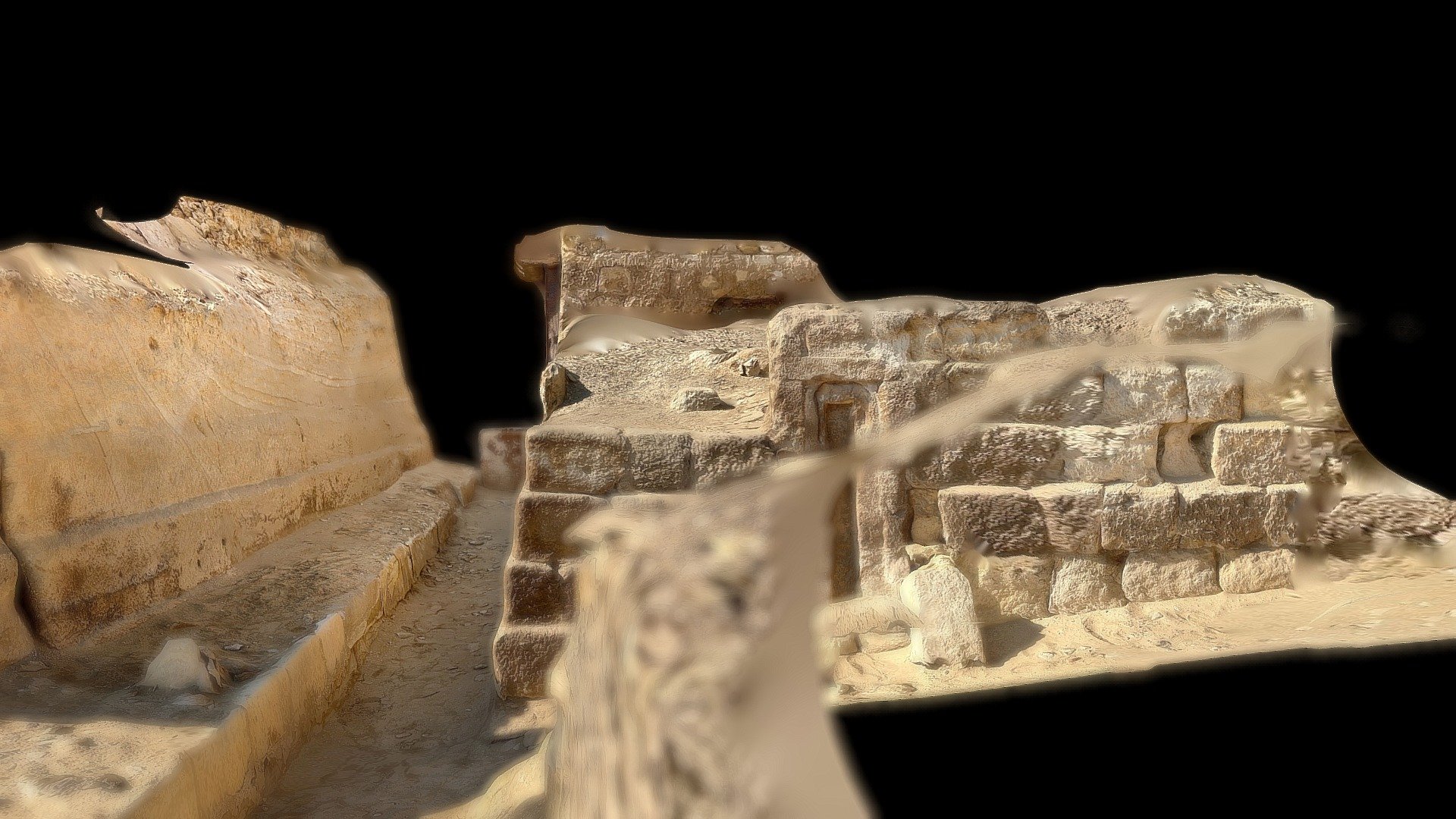 Front of workers village Giza Pyramids complex - 3D model by TSACS ...