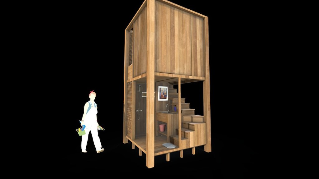 Smallest house - 3D model by JuanG3D [a3e4125] - Sketchfab