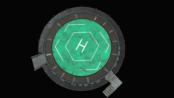 Helipad 3D models - Sketchfab