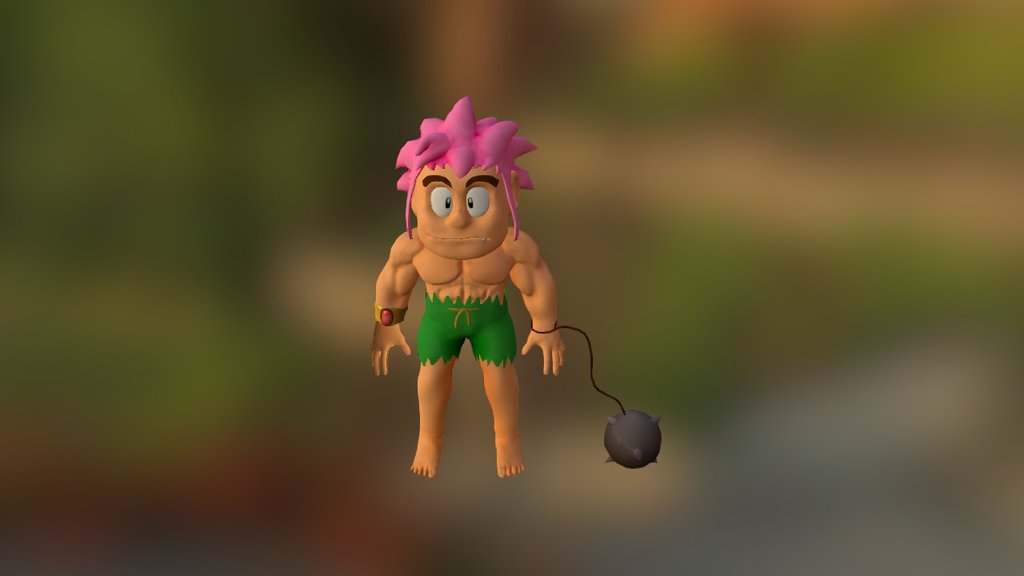 Retrogasm Challege - Character Sculpt: Tomba - 3D model by Michael ...
