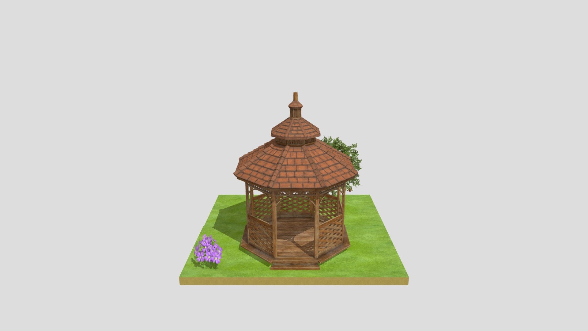 Gazebo - Download Free 3D model by Paints3dmodel [a3e5afc] - Sketchfab