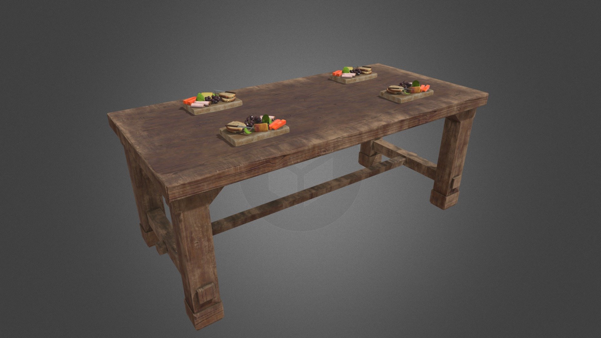 BF_Table_Food - 3D model by Peter_Sawyer [a3e78e2] - Sketchfab