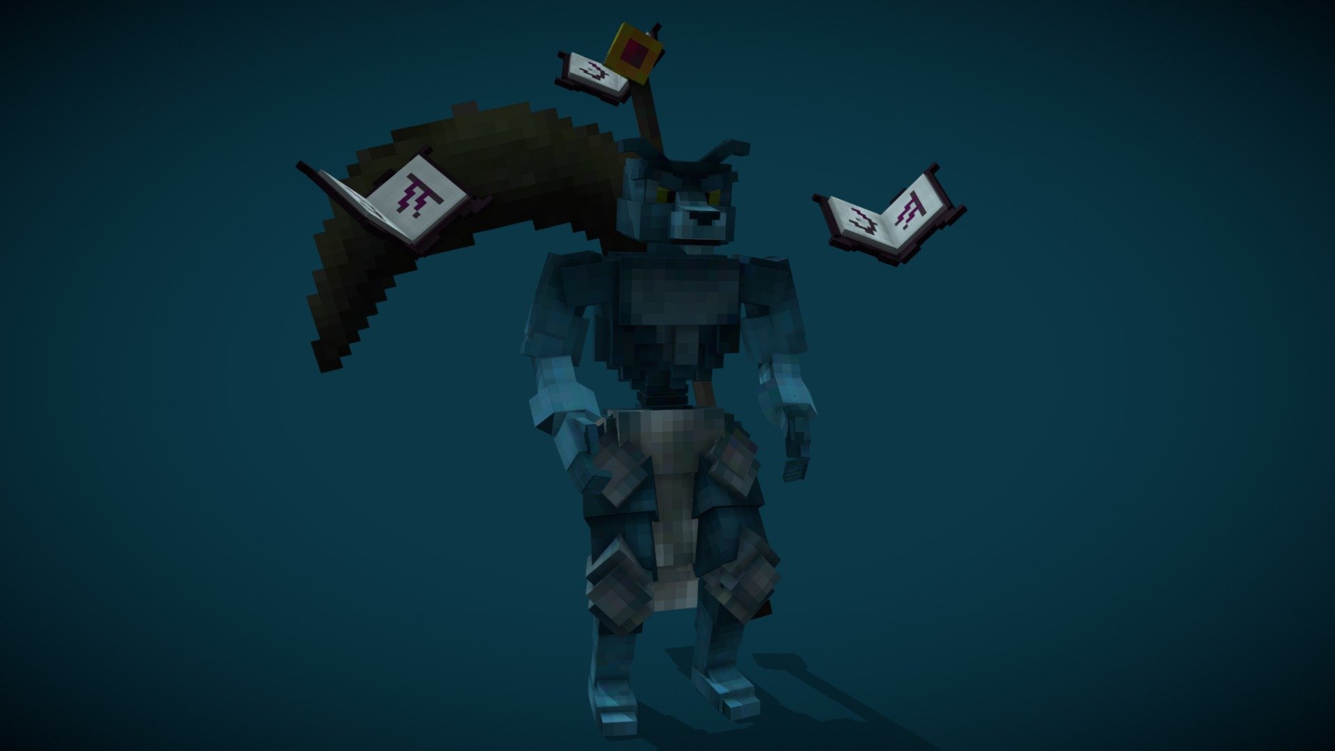 Magic Wolf - 3D model by Schindlerz [a3e7c51] - Sketchfab