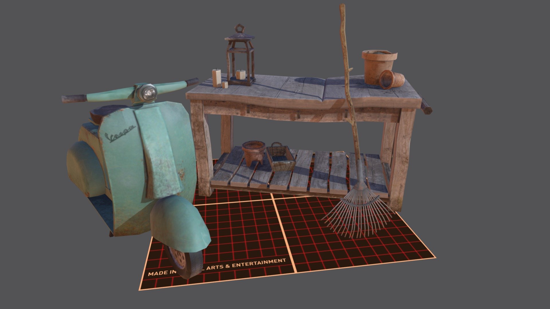 DAE 5 Props Assignment - Grandma's Garden - 3D model by fienbuyse ...