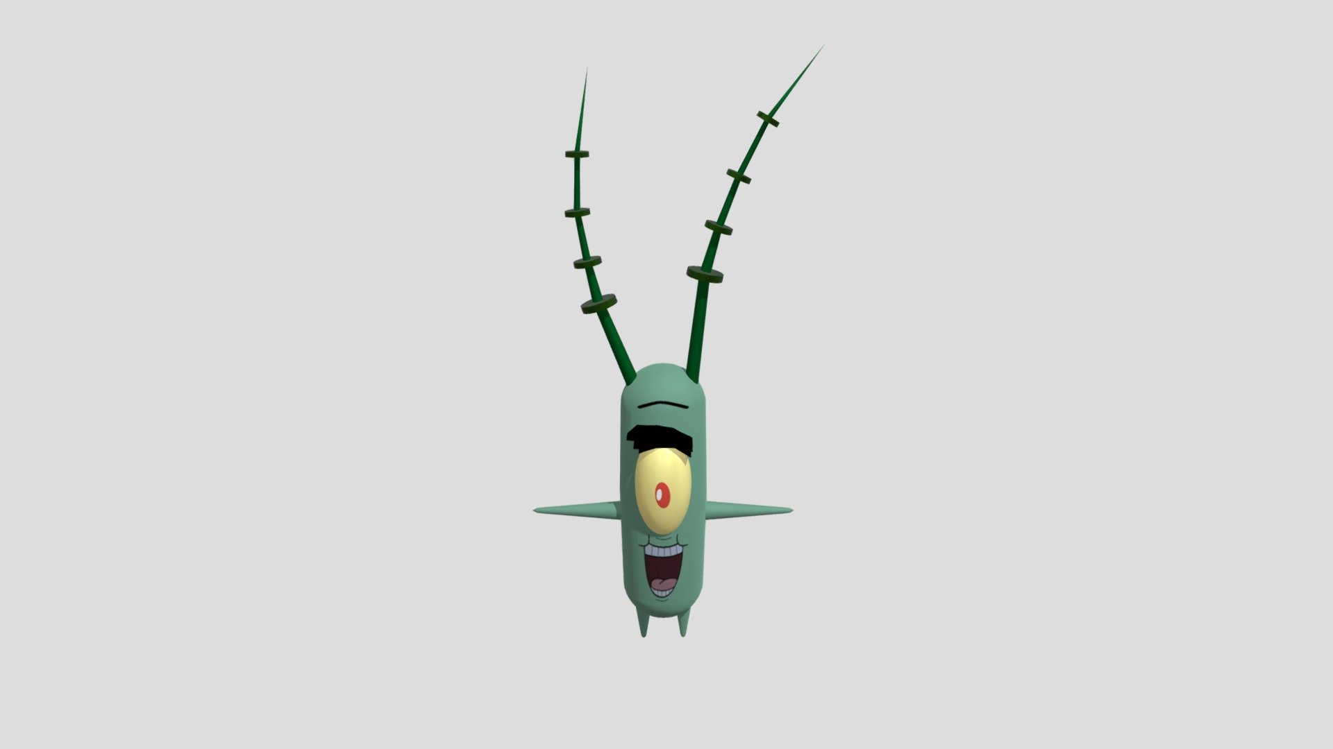 Plankton Spongebob - Download Free 3D model by kenton.harris [a3eaeba ...