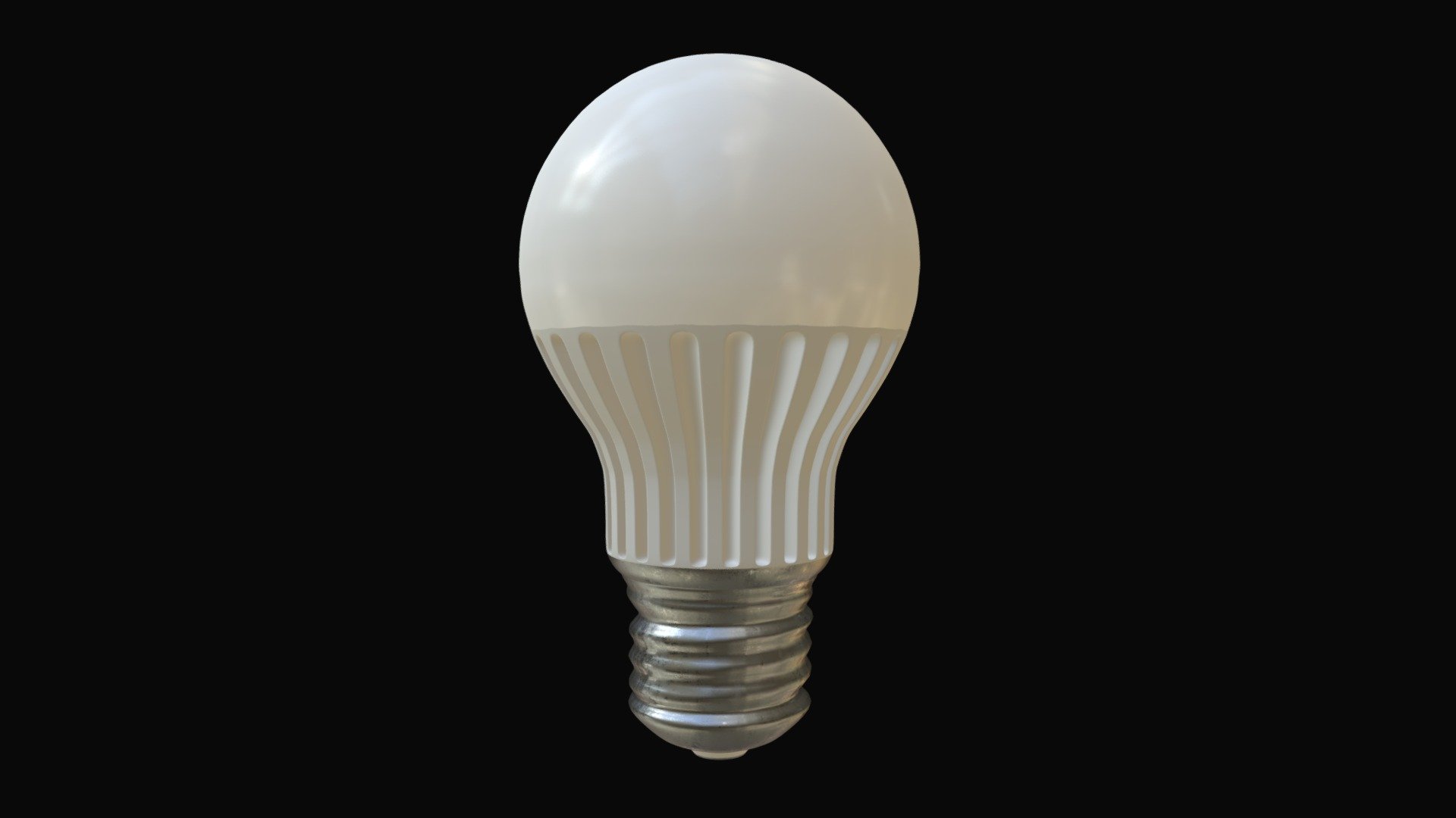 Florescent LED light bulb lamp - Buy Royalty Free 3D model by FM 3D ...