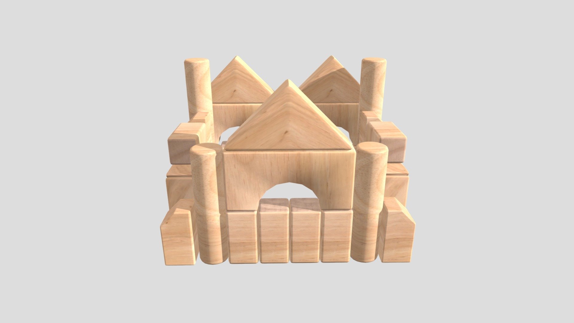 Unit Block Castle - Download Free 3D model by akizer3d [a3ed7f3 ...
