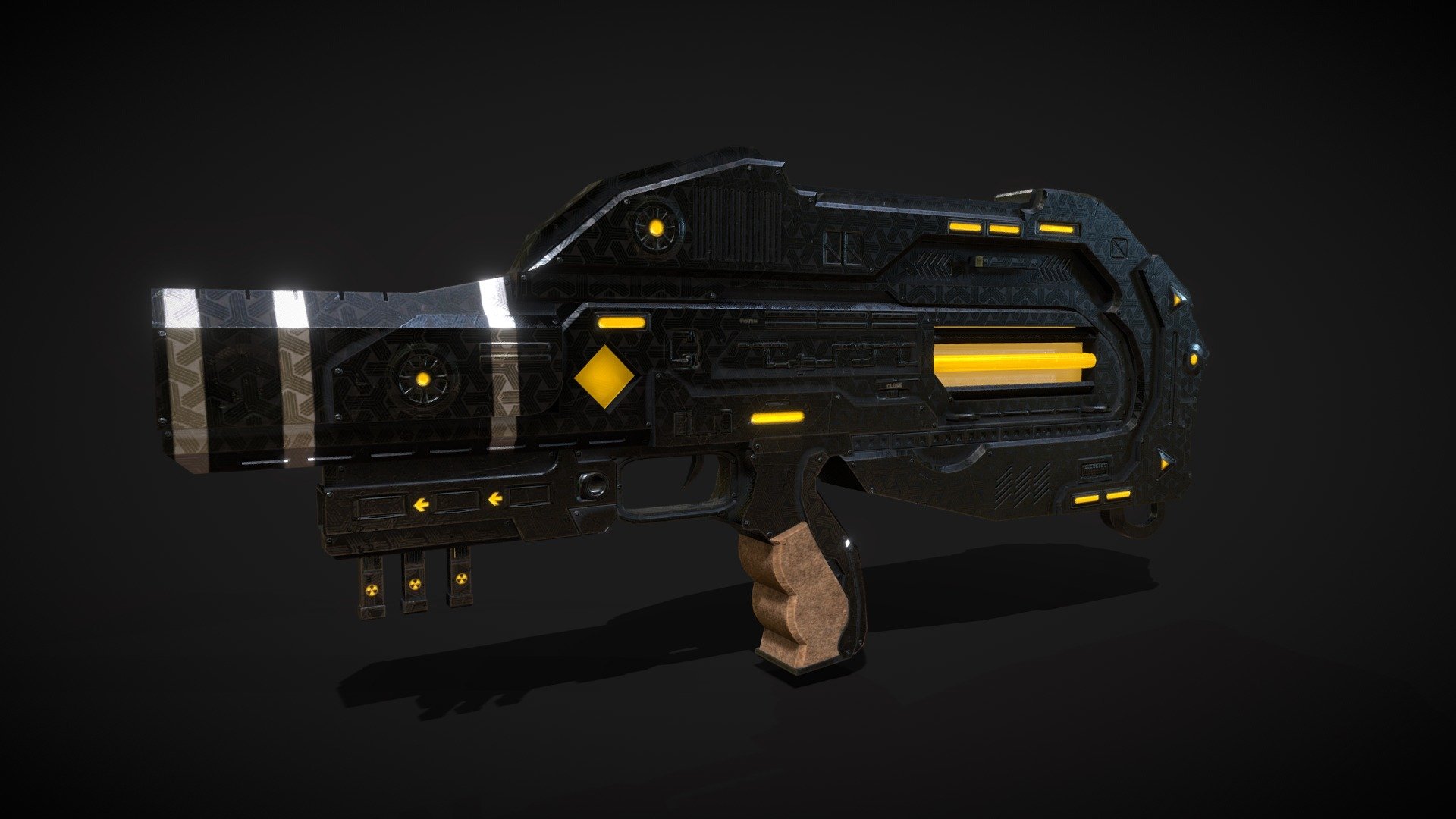 Fantasy Shotgun - Buy Royalty Free 3D model by SnowyTrain [a3ee37a ...