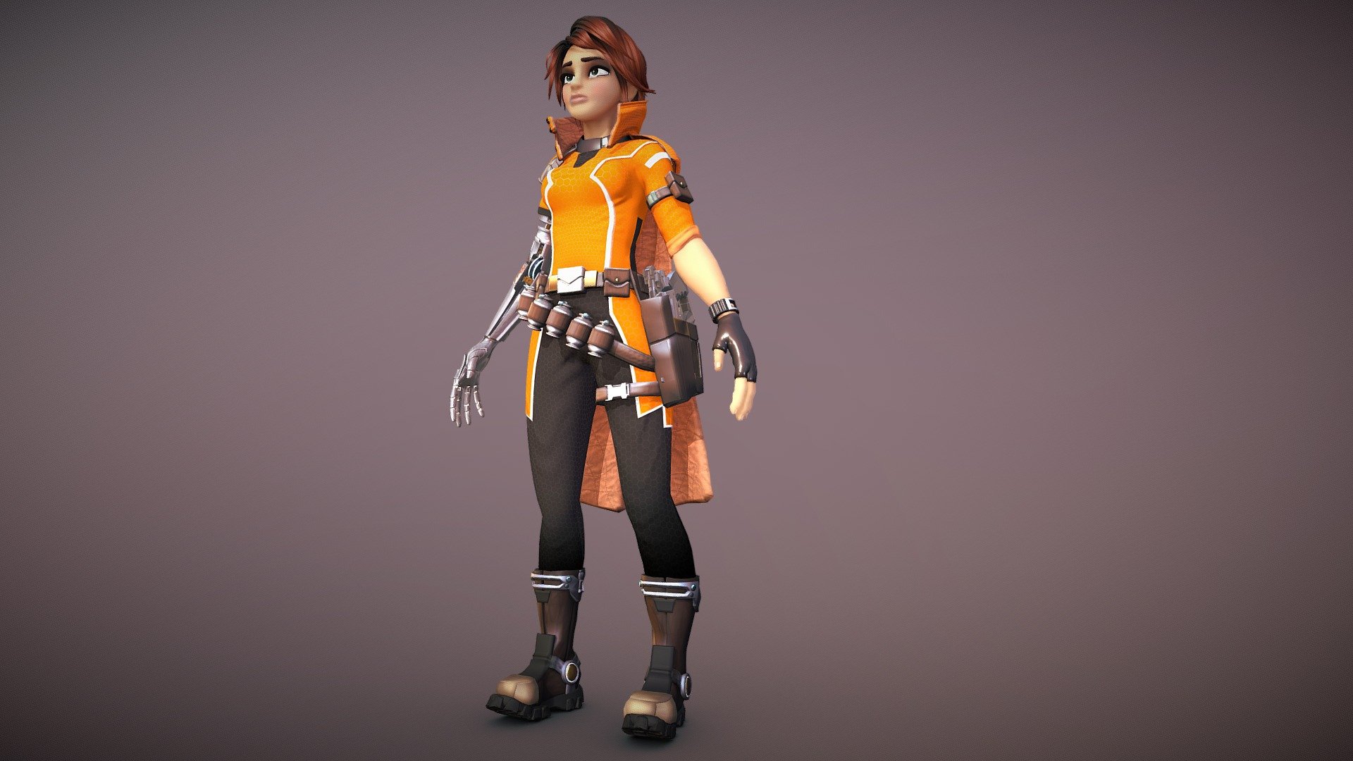 Female Space Ranger - 3D model by dylanatkins01 [a3efee0] - Sketchfab
