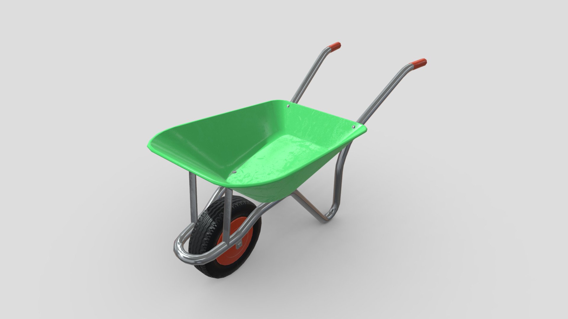 CC0 - Wheelbarrow - Download Free 3D model by plaggy [a3f0511] - Sketchfab