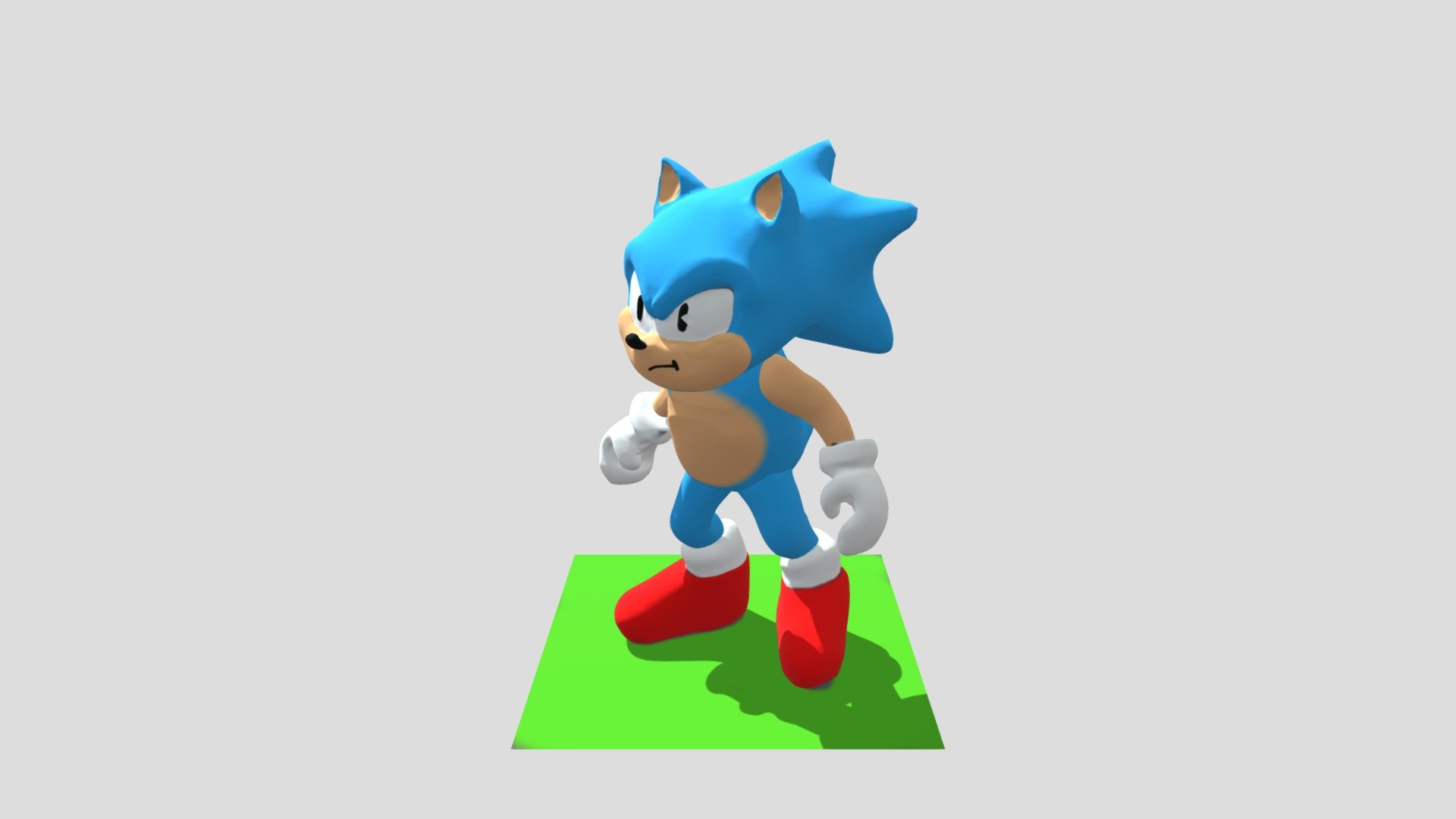 SONIC - 3D model by ivan.rodriguez.vazquez95 [a3f0863] - Sketchfab