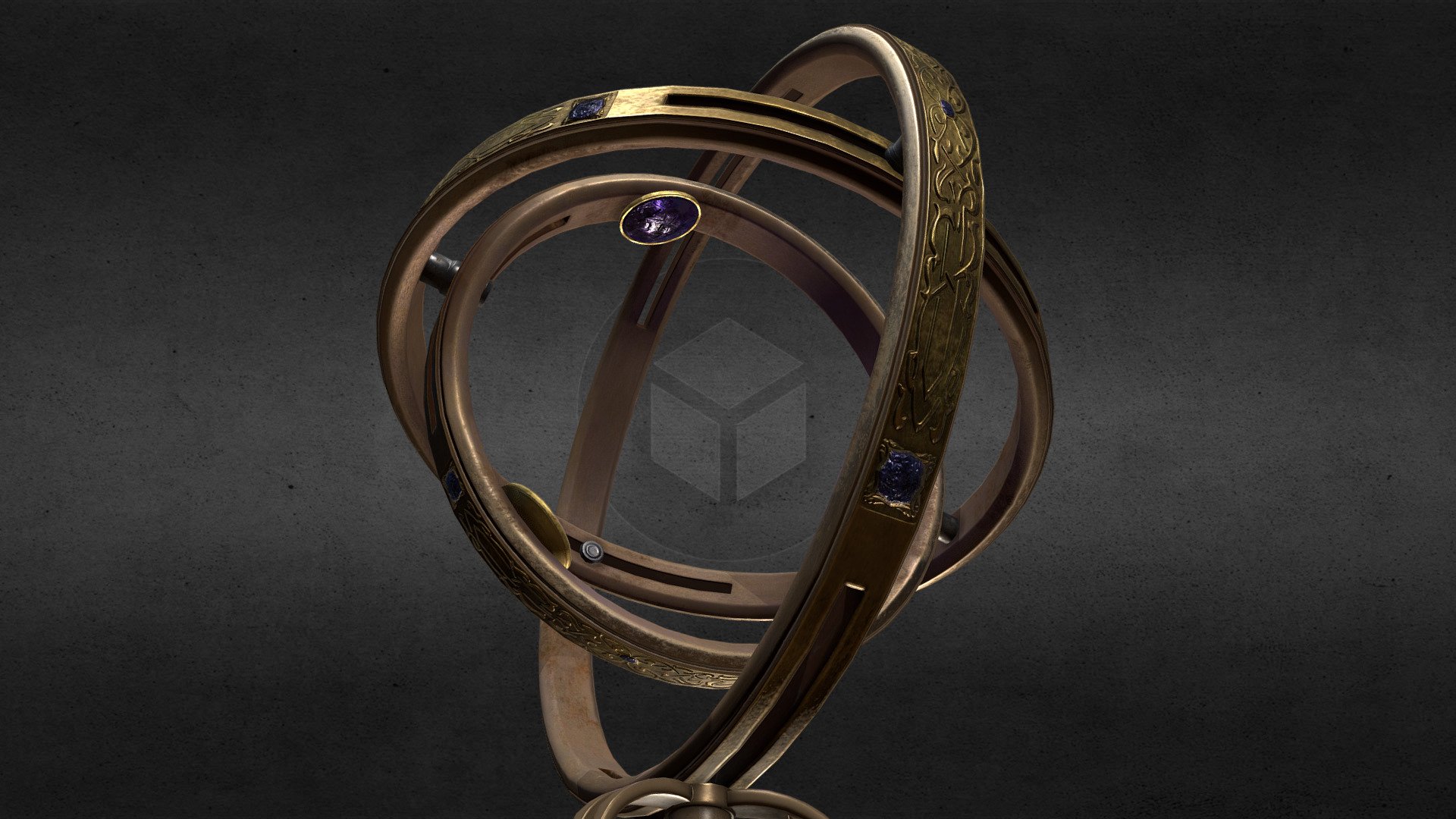 Magical gyroscope - Download Free 3D model by reddification [a3f110c ...