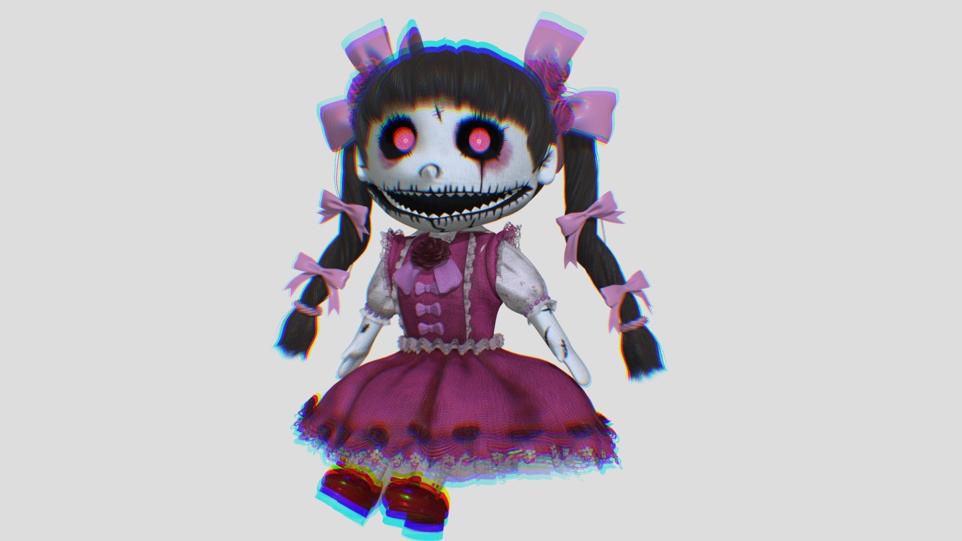 Cursed Doll (呪いの人形) - Download Free 3D model by horse_water [a3f1567 ...