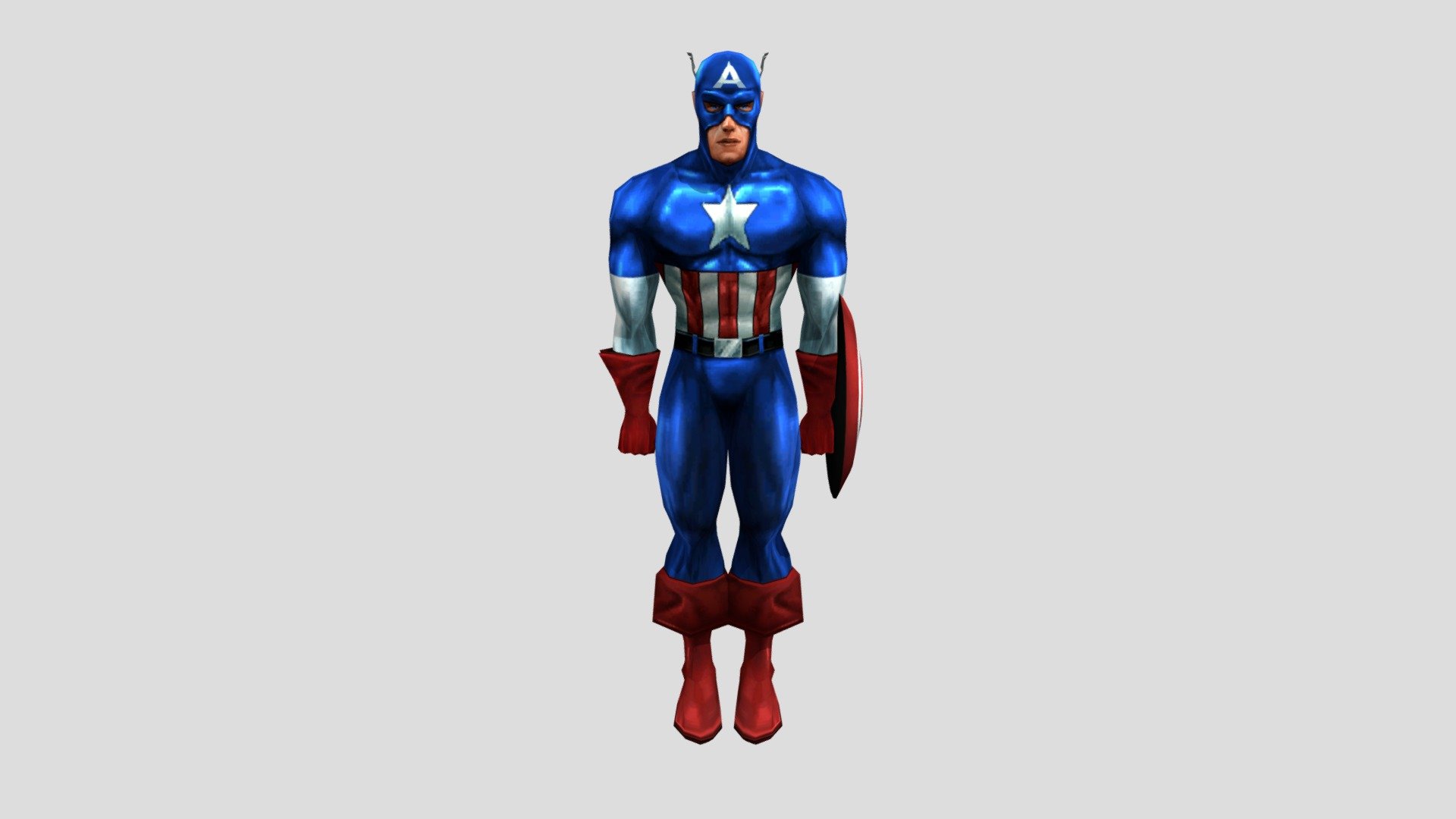 Captain America - Download Free 3D model by derrick2 [a3f15ab] - Sketchfab