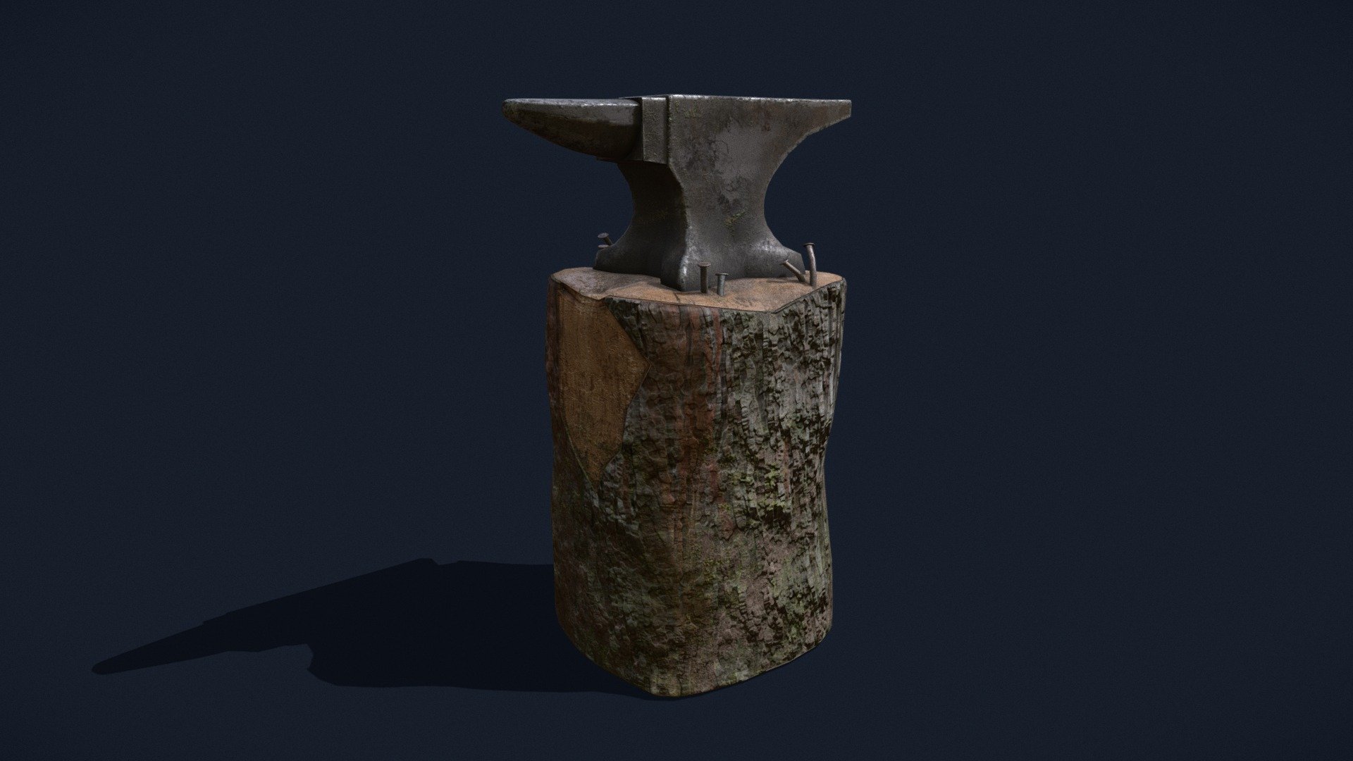 Anvil_Tree_Stump - Buy Royalty Free 3D model by GetDeadEntertainment ...
