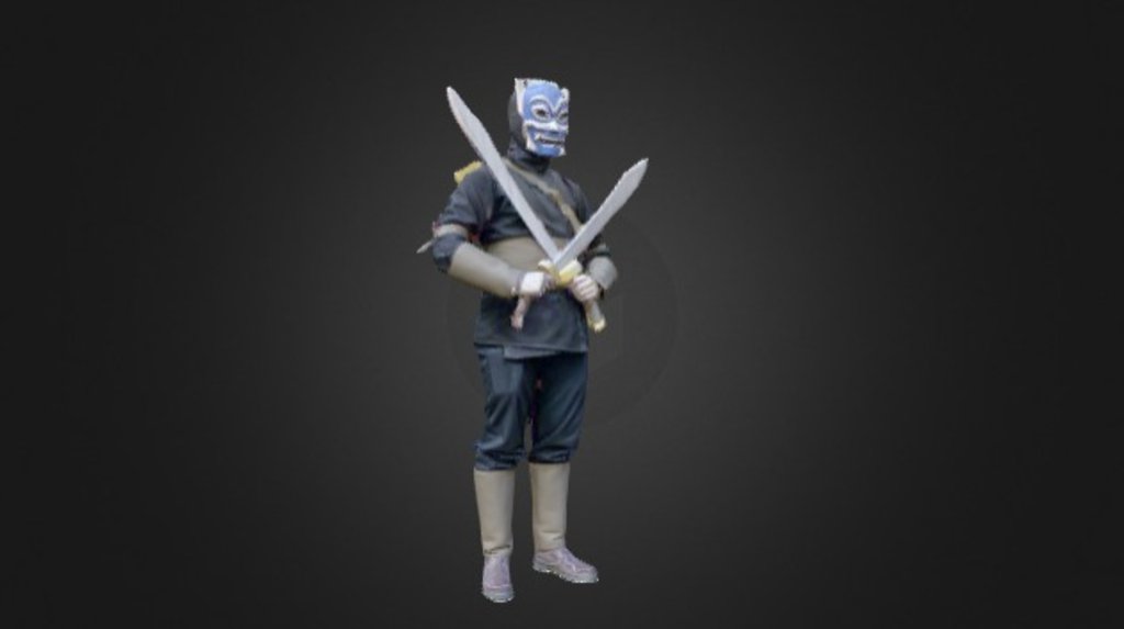 The Blue Spirit - 3D model by the3dphotobooth [a3f2119] - Sketchfab