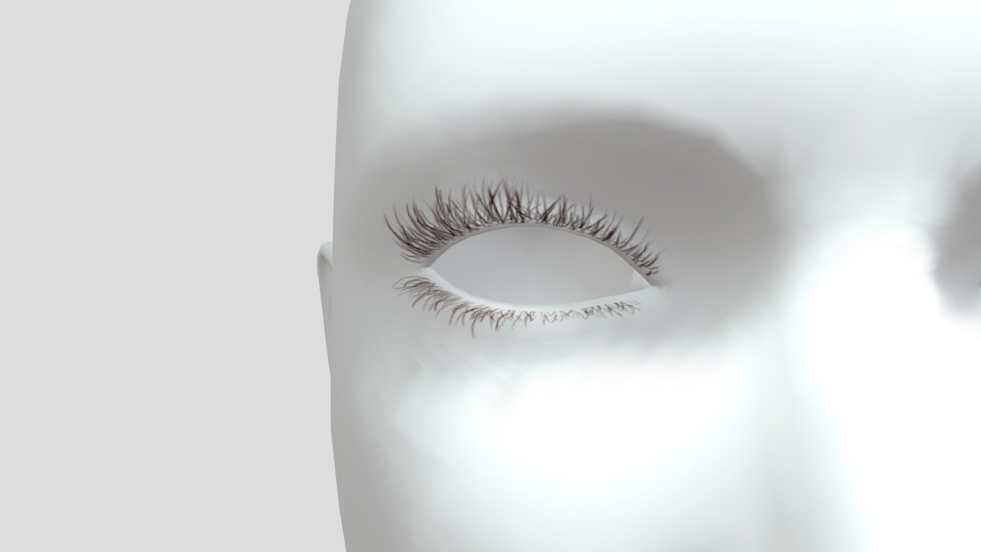 EyeLash - 3D model by aeddychau [a3f2676] - Sketchfab