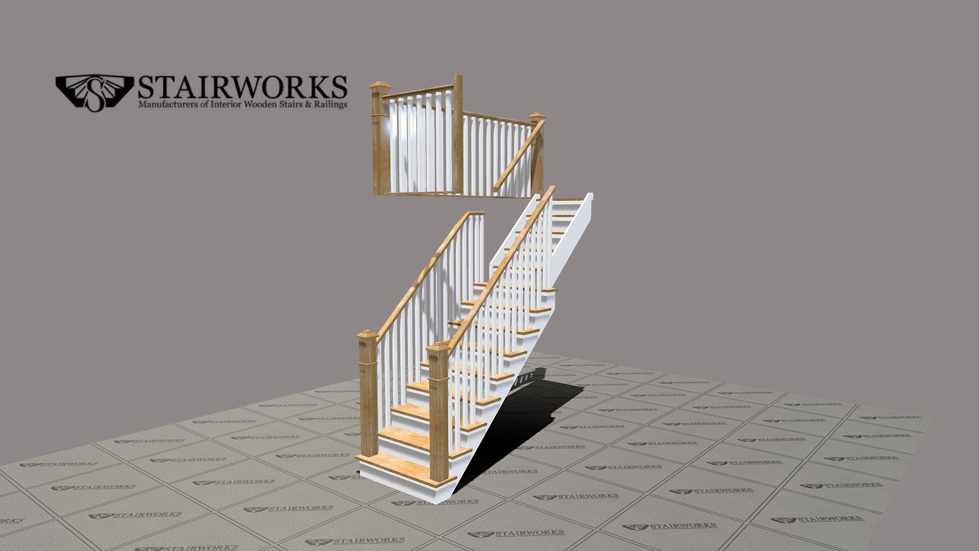JT CUSTOM CARPENTRY_11-10-2023_STAIR DESIGN_2 - 3D model by STW ...