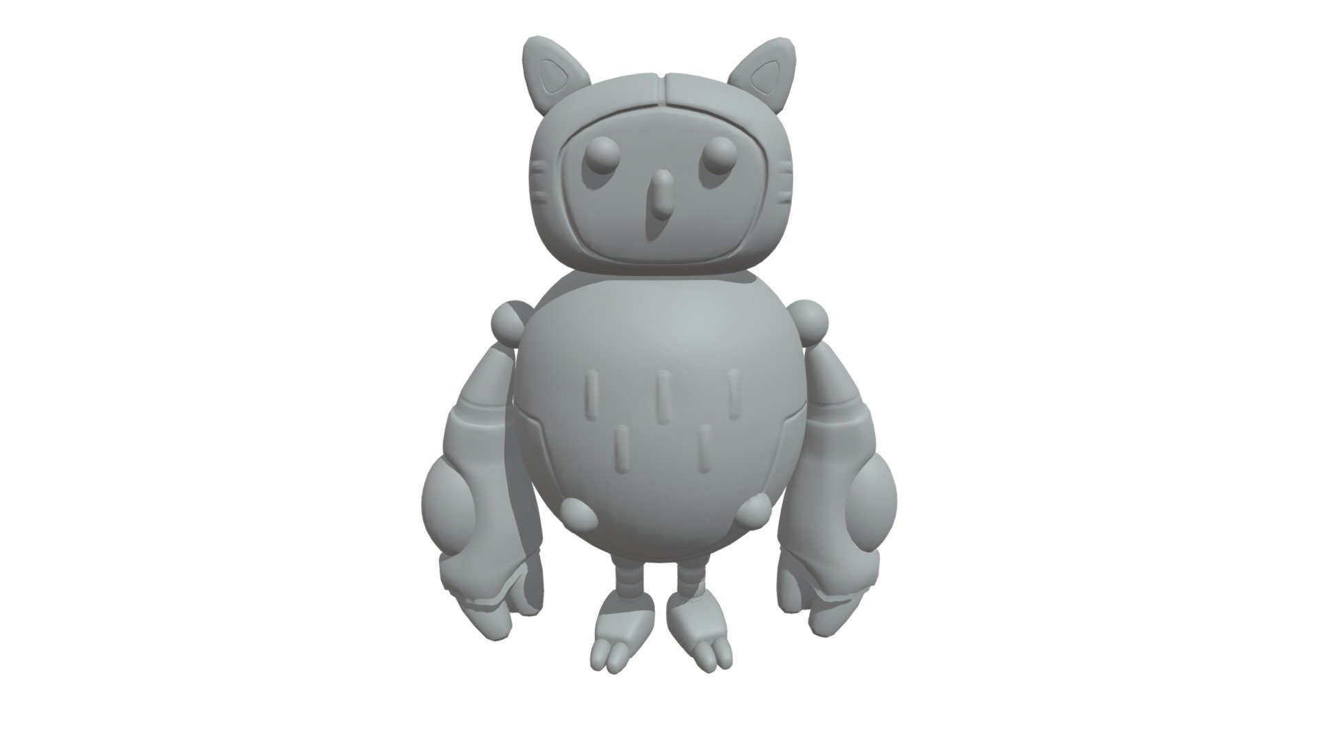Owl Bot - 3D model by baiw5 [a3f3c91] - Sketchfab