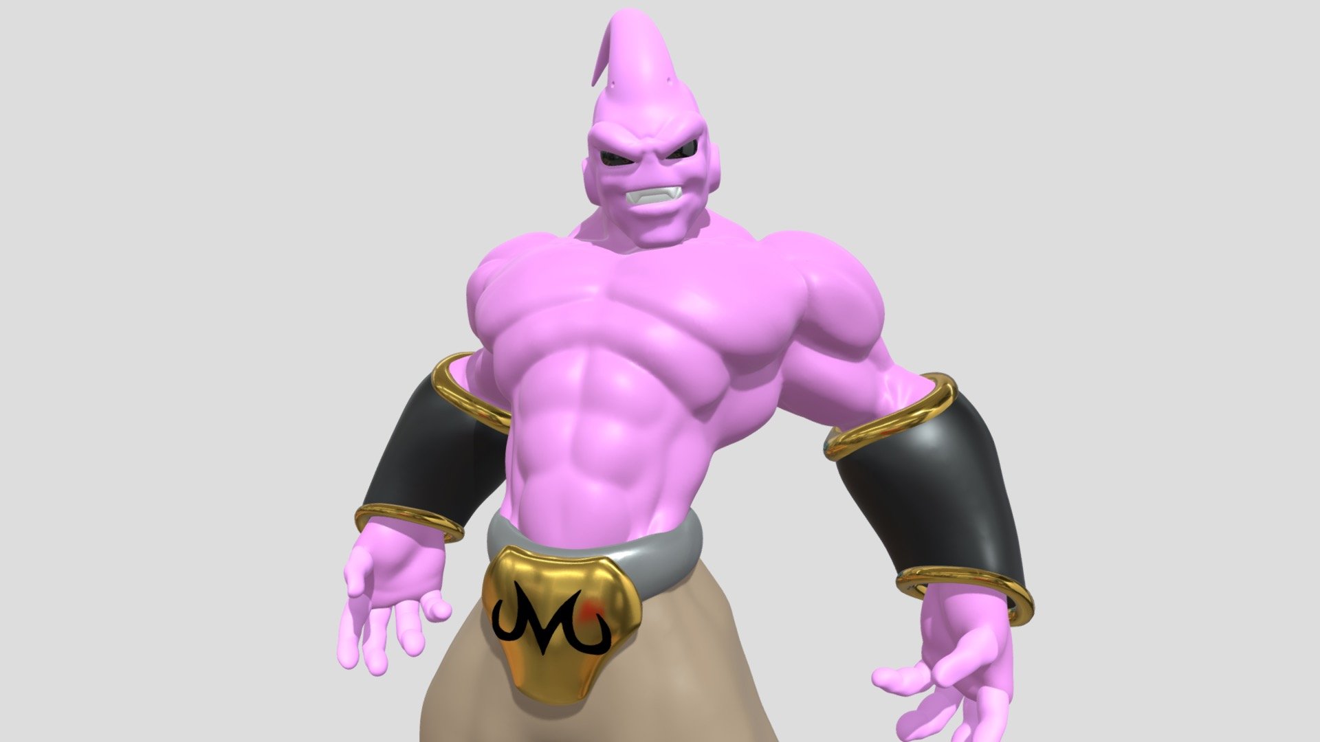 MajinBoo - 3D model by KittyPaw (@killdcat) [a3f4297] - Sketchfab