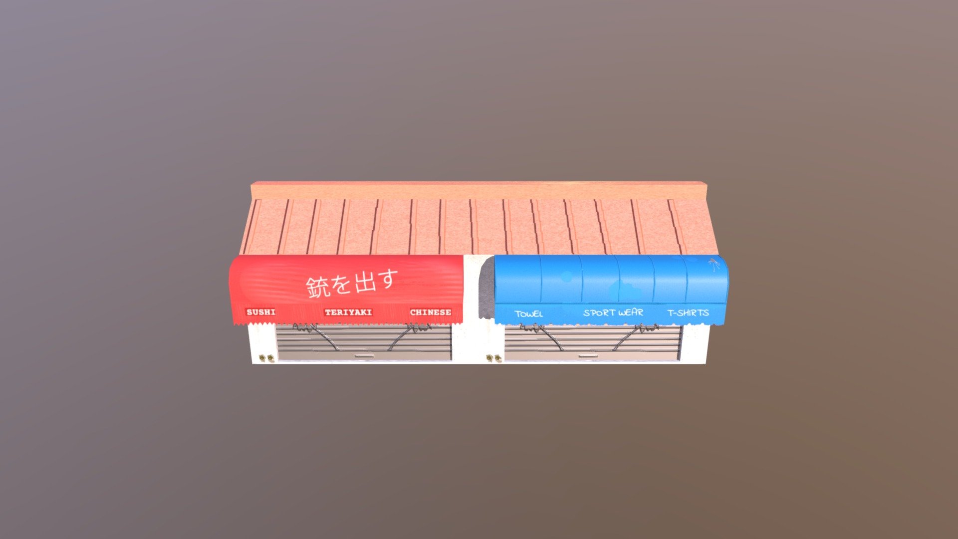 Venice Beach Storefront - 3D model by Danly [a3f45fb] - Sketchfab