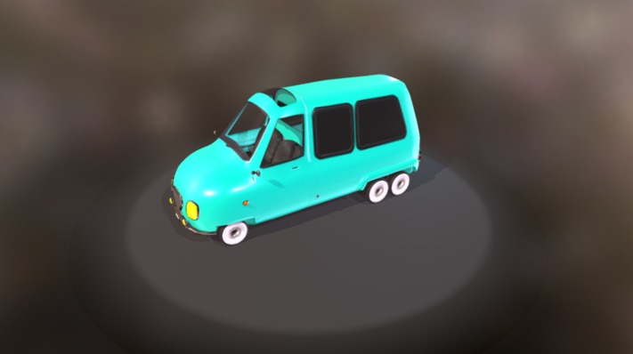 PickUp Van Base - 3D model by 3xastudio [a3f48c0] - Sketchfab